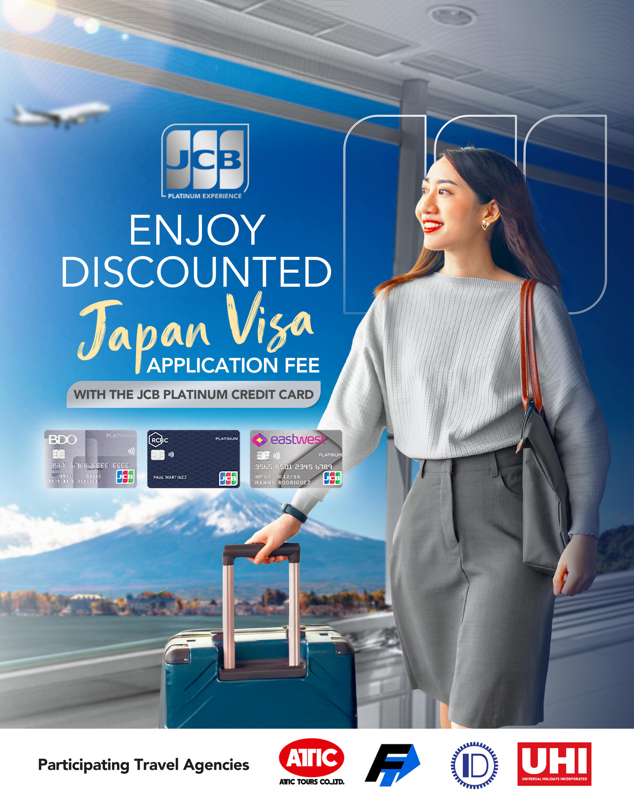 JCB Platinum Experience: Discounted Japan Visa Application Fee | JCB Campaign | Philippines ...